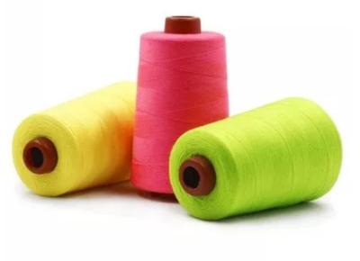 China 12S/2 Poly Poly Core Spun Yarn Sewing Thread With High Strength for sale