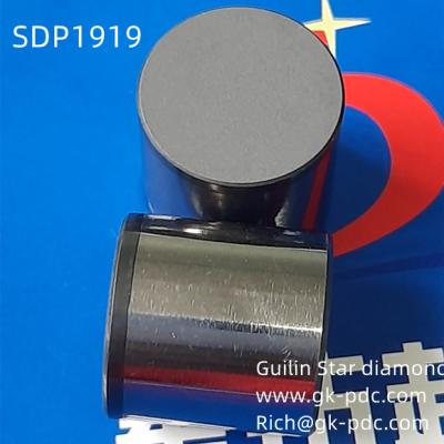 China 19mm Height Polycrystalline Diamond Compact 19.05mm Diameter For Oil Gas Drilling for sale
