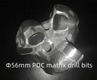 China ISO Certified Matrix Body PDC Drill Bit 56mm Diameter for Stone Drilling for sale