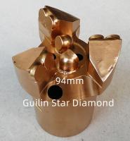 China 96mm diameter Concave Drill Bit 3 Wring ISO 9001 For Coal Mine And Drill Hole for sale