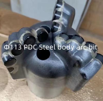 China Arc Angle Concave Drill Bit 113mm Diameter For Coal Mine And Drill Hole for sale
