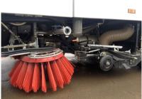 China DONGFENG Chassis Dry Sanitation Road Sweeper Truck Eur V Emission for sale