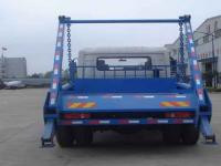 China Dongfeng 8CBM Garbage Dump Truck Swimming Arm With Bins Skip Loader for sale