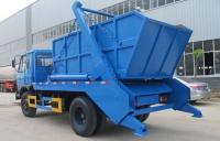China Dongfeng 8CBM Garbage Dump Truck Swimming Arm With Bins Skip Loader for sale