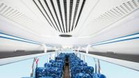 China 11M Pure Electric Diesel City Bus With Pneumatic Out Opened Door for sale