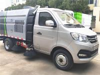 China 3CBM Gasoline Type Road Sweeper Truck Harden Surface Cleaning Sweeper Truck for sale