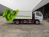 China 6m3 Garbage Collection Truck Transfer Vehicle Barrel Mounted Garbage Compactor Truck for sale
