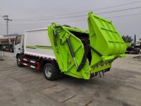 China 6m3 Garbage Collection Truck Transfer Vehicle Barrel Mounted Garbage Compactor Truck for sale