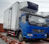 China Medicine Dellivery Diesel Freezer Light Refrigerator Cargo Box Truck 8T Loading Capacity for sale