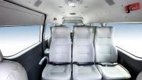 China Commercial 18 Seater ELectric Bus Electric Passenger Vans Right Hand Driving Type for sale
