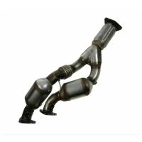 China Exhaust Y Pipe Dual Catalytic Converter Auto Spare Parts For VW Touareg 3.2L Y2004-2006 for sale