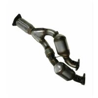 China Exhaust Y Pipe Dual Catalytic Converter Auto Spare Parts For VW Touareg 3.2L Y2004-2006 for sale