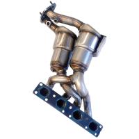 China Exhaust Manifold Dual CAT Exhaust Pipe Auto Engine Parts Catalytic Converter For BMW 3 Series E90 320I for sale