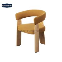 China Moyi Ash Solid Wood Low-back Arm Dining Chair - 22