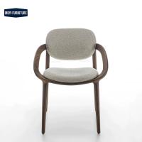 China Office Building Solid Wood Dining Chair - Classic Designer Style with Genuine North American Black Walnut Wood Construction for sale
