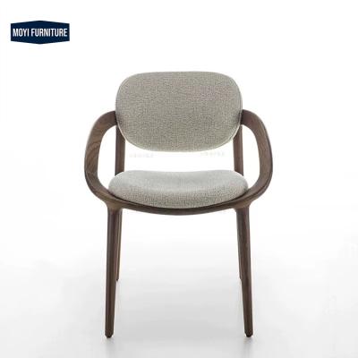 China Office Building Solid Wood Dining Chair - Classic Designer Style with Genuine North American Black Walnut Wood Construction for sale