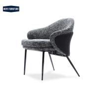 China Custom Modern Dining Chair with Leather or Velvet Upholstery - 18-20 Inch Seat Height, 250-300 lb Capacity for sale