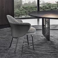 China Custom Modern Dining Chair with Leather or Velvet Upholstery - 18-20 Inch Seat Height, 250-300 lb Capacity for sale