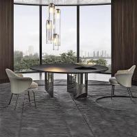 China Custom Modern Dining Chair with Leather or Velvet Upholstery - 18-20 Inch Seat Height, 250-300 lb Capacity for sale