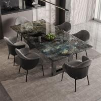 China Custom Modern Dining Chair with Leather or Velvet Upholstery - 18-20 Inch Seat Height, 250-300 lb Capacity for sale