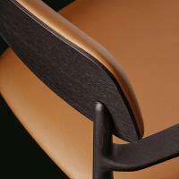 China Synthetic Leather Dining Chair Set of 6 - Solid Wood Mexican Style Luxury Hotel Restaurant Nordic Design Commercial Grade for sale