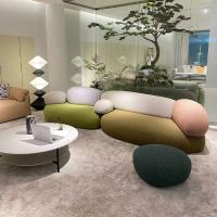 China Armless Sectional Sofa Set Modern Modular with Plastic Legs Nordic Minimalist Italian Design Living Room Furniture for sale