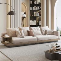 China Italian Design Genuine Leather L-Shaped Sectional Sofa Set in Modern White Finish for Living Room for sale