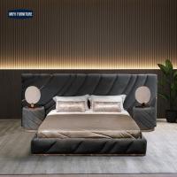 China Velvet Upholstery King Size Bed Frame 76x80 Inches - Modern Luxury Bedroom Set with Custom Sizing Options for sale