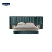 China King Size Bed Frame with Synthetic Leather Upholstery and Melamine Panels - Modern Italian Luxury Design 76x80 Inches for sale