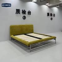 China Microfiber Cover Material for Modern Wooden Bed Sets - Queen 180cm, King 200cm, Double 150cm Custom Sizes for sale