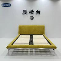 China Microfiber Cover Material for Modern Wooden Bed Sets - Queen 180cm, King 200cm, Double 150cm Custom Sizes for sale