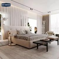 China Queen Size Modular Bedroom Furniture Set with 60
