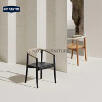China Custom Black Solid White Ash Wood Dining & Coffee Chair - Restaurant Furniture with Wood Legs for sale