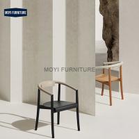 China Custom Black Solid White Ash Wood Dining & Coffee Chair - Restaurant Furniture with Wood Legs for sale
