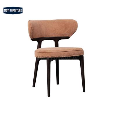 China Modern Dinner Chair Nordic Italian Solid Wood Dining Chair Contemporary Cream Style Light Luxury Lamb Chair 18x20 Inch for sale