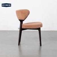 China Modern Dinner Chair Nordic Italian Solid Wood Dining Chair Contemporary Cream Style Light Luxury Lamb Chair 18x20 Inch for sale
