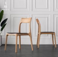 China MOYI Italian Ash Wood Nordic Contemporary Dining Chairs - Modern Luxury Furniture for Home Dining Rooms for sale