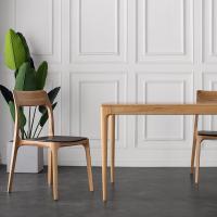 China MOYI Italian Ash Wood Nordic Contemporary Dining Chairs - Modern Luxury Furniture for Home Dining Rooms for sale