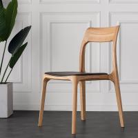 China MOYI Italian Ash Wood Nordic Contemporary Dining Chairs - Modern Luxury Furniture for Home Dining Rooms for sale