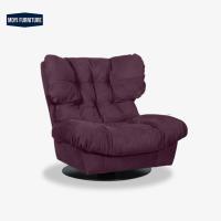 China Oversized Leather Rocking Chair with Swivel Mechanism - Modern Lounge Accent Armchair for Living Room Seating for sale