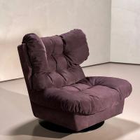 China Oversized Leather Rocking Chair with Swivel Mechanism - Modern Lounge Accent Armchair for Living Room Seating for sale