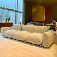China 3 Seater Living Room Sofa with Italian Minimalism Design and Y Fabric Upholstery - Marenso Style Furniture 200cm Width for sale