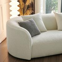 China Custom Size Nordic Minimalist C-Shaped Sectional Sofa - 4-6 Person Cloud Couch for Modern Living Room for sale