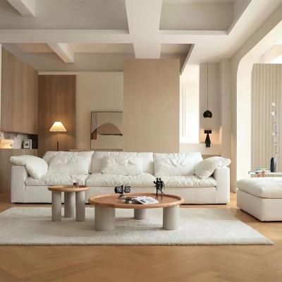 China Velvet Modular L-Shape Sectional Sofa with Foam Compressor & Cloud Vacuum Cushioning - 3-4 Person Nordic Living Room Furniture for sale