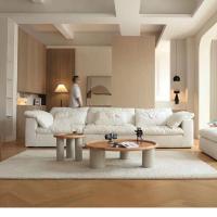 China Velvet Modular L-Shape Sectional Sofa with Foam Compressor & Cloud Vacuum Cushioning - 3-4 Person Nordic Living Room Furniture for sale
