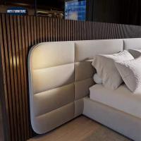 China Linen Upholstered Bedroom Furniture Set with Massage Function - Hotel Grade Double 54