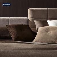 China High Density Foam Luxury Queen & King Size Beds - Italian Modern Upholstered Bedroom Furniture with OEM Options for sale