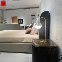 China Modern King Size Leather Queen Bed with High-Density Foam - Italian Luxury Bedroom Furniture Collection 76