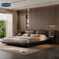 China Modern Velvet Platform Bed Frame - Full, Queen & King Size Upholstered Bed with 54\