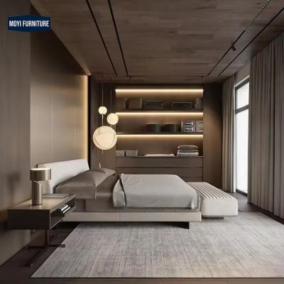 China Custom Velvet Queen Size Bed Set 150x200cm 180x200cm Modern Luxury Bedroom Furniture with Premium Upholstery for sale